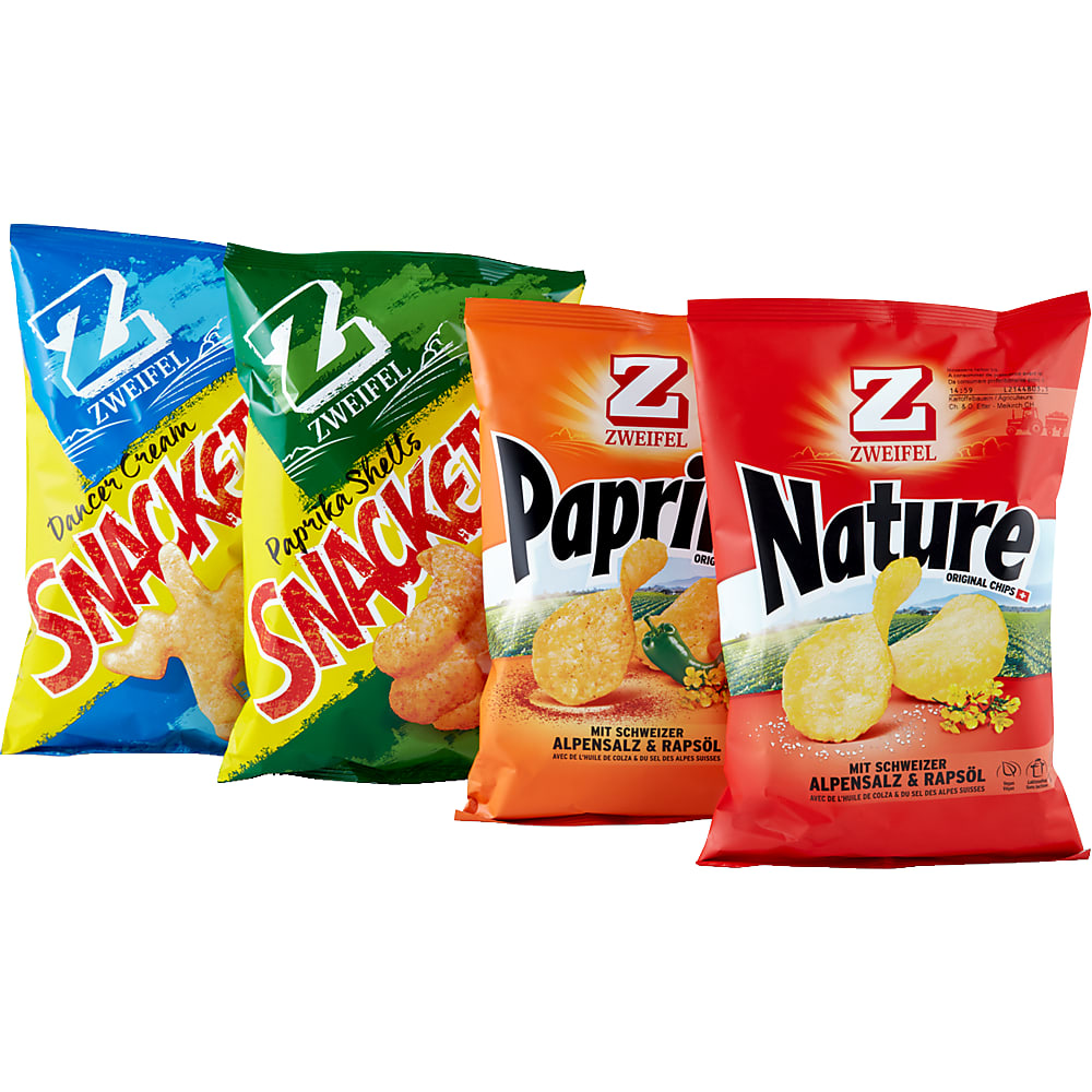 Achat Zweifel Original · Chips · 4 packs • Migros