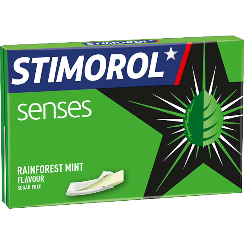 Buy Stimorol Senses · Chewing gum · green mint, sugar-free • Migros