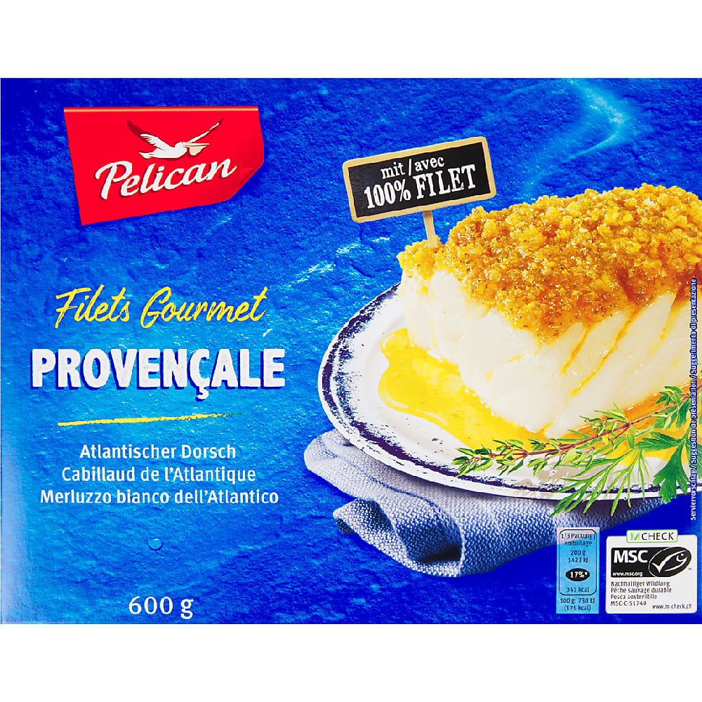Achat Pelican Filets Gourmet · Filet Cabillaud de l'Atlantique ...