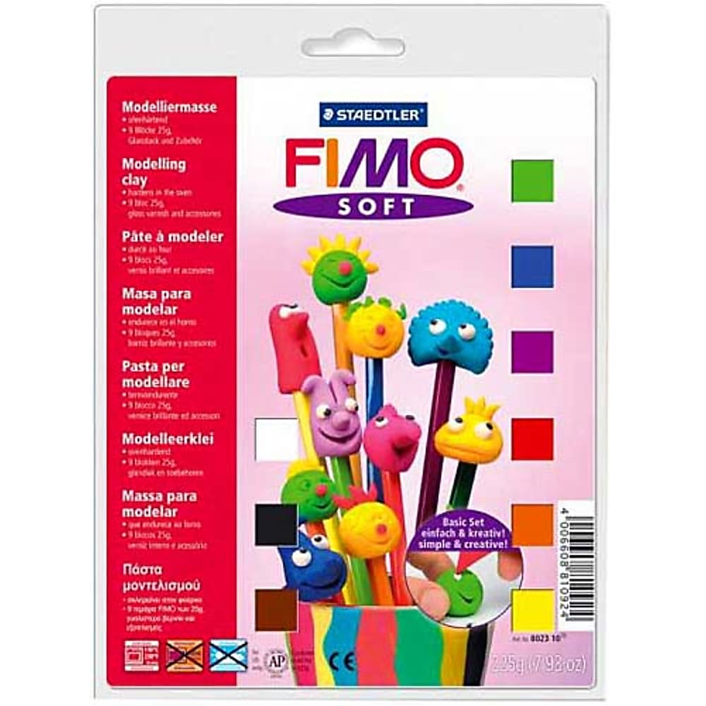Buy Staedtler Fimo Soft · Modelling clay 9 colors • Migros