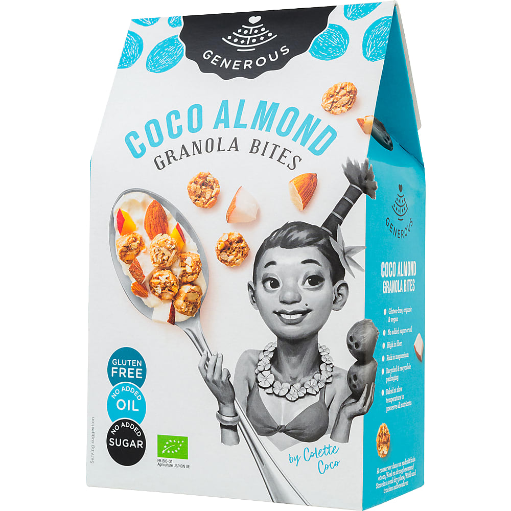 Buy Generous · organic granola · coconut - almond • Migros