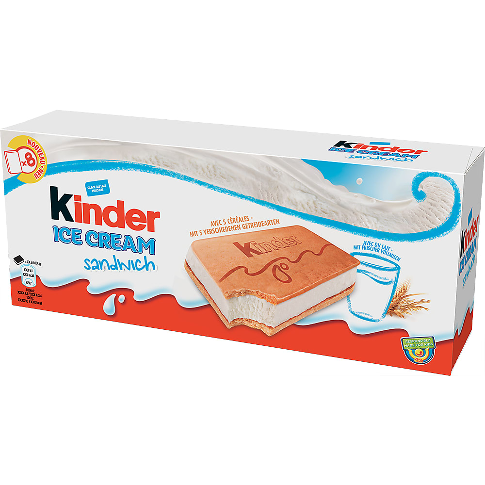 Acquista Kinder Sandwich · Crème glacée • Migros