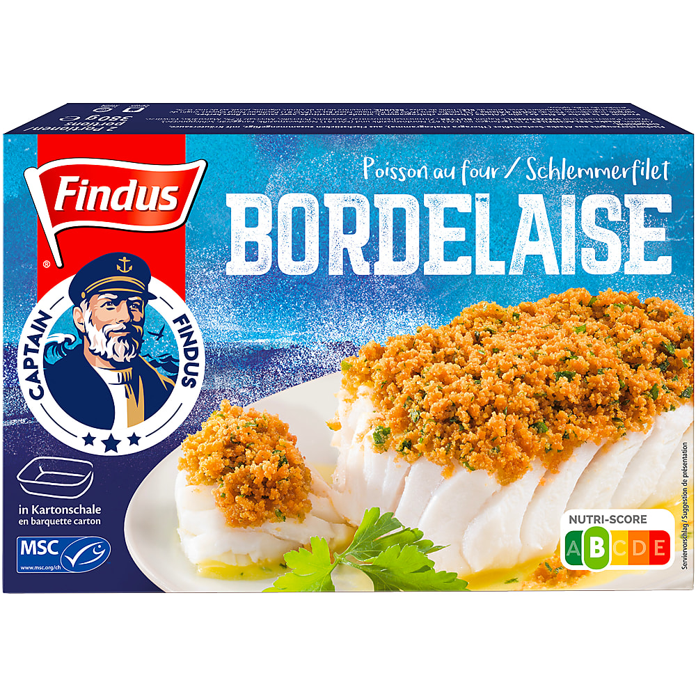 Achat Findus MSC · Poisson au four · Bordelaise • Migros