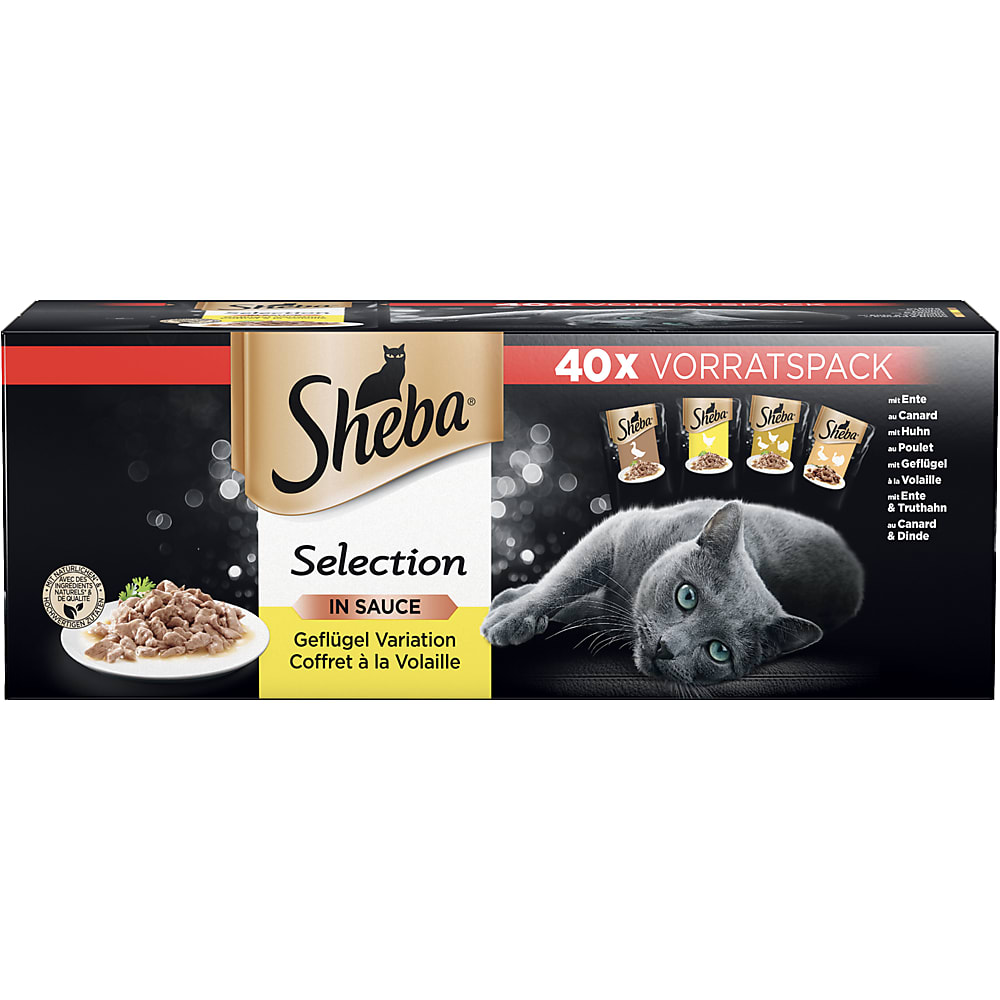 Achat Sheba Sélection · émincés en sauce · poulet, dinde, canard ...