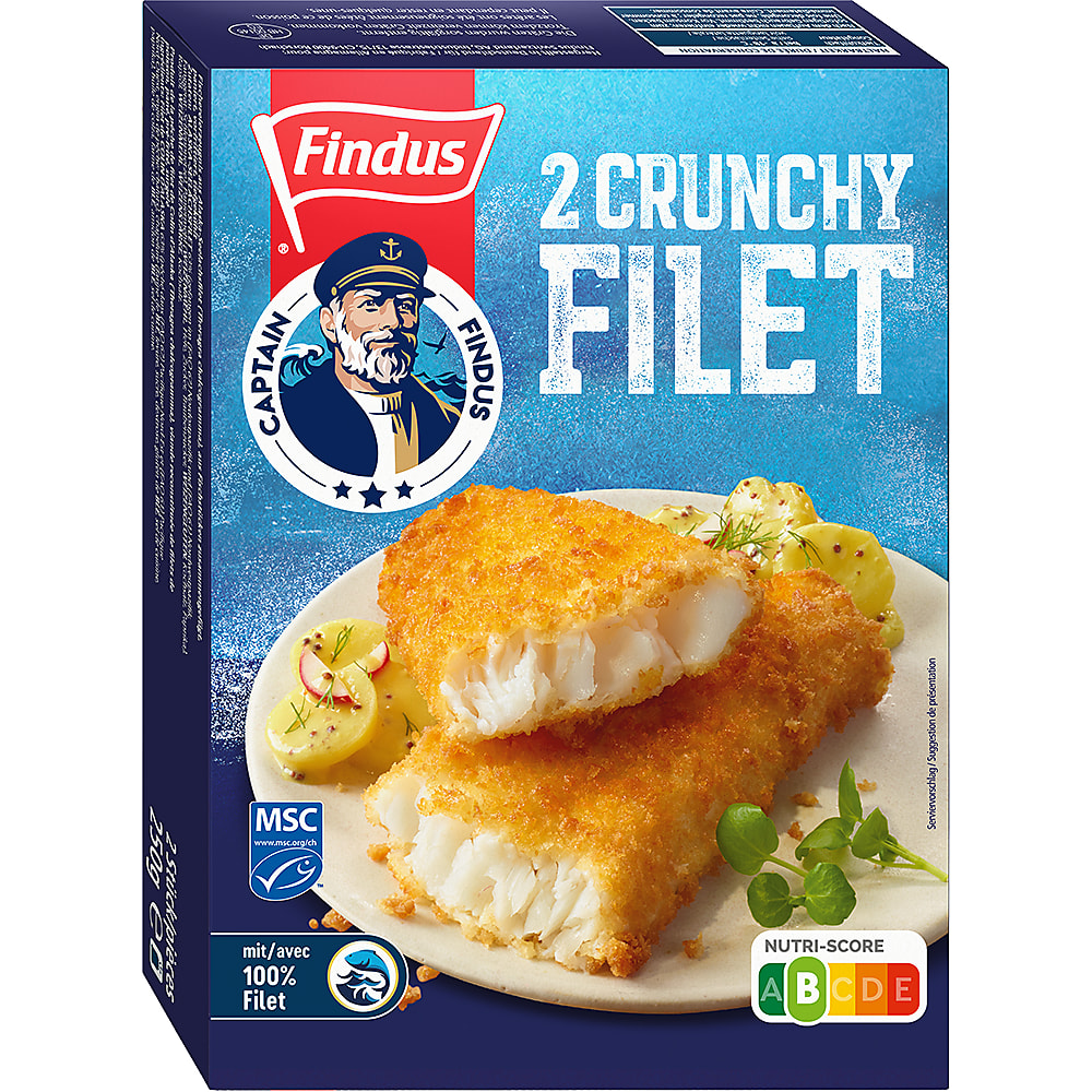 Kaufen Findus MSC · Panierte Fischfilets · Crunchy - 2 Stücke • Migros