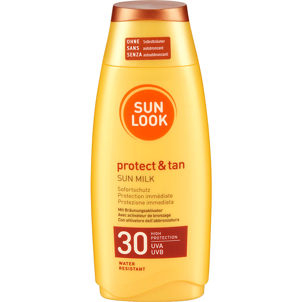 Buy Sun Look Protect & Tan · Bronzing sun milk · 30 high protection UVA ...