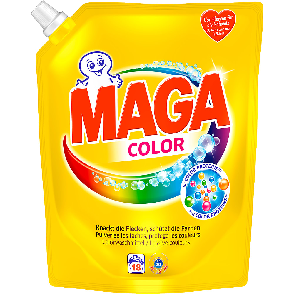 Kaufen Maga · Flüssigwaschmittel · Color - 18 WG • Migros