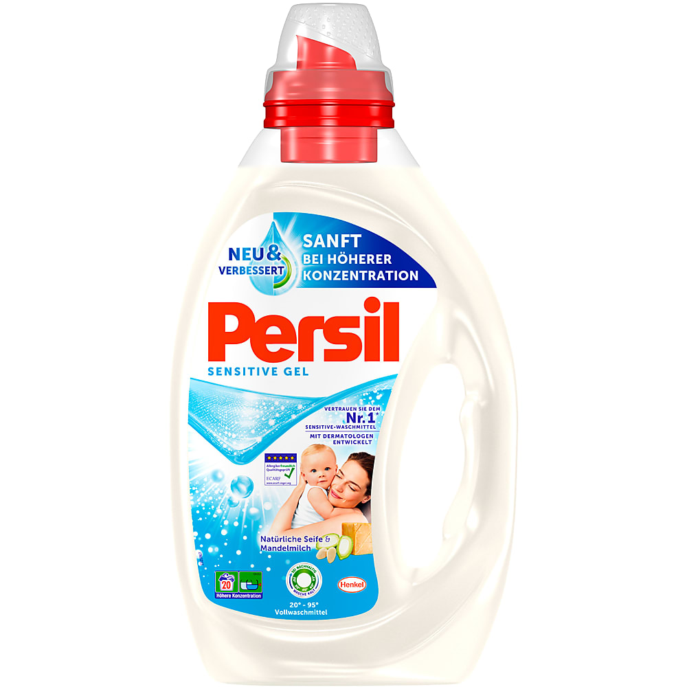 Acquista Persil · Lessive liquide · Sensitive Gel - 20 lessives • Migros