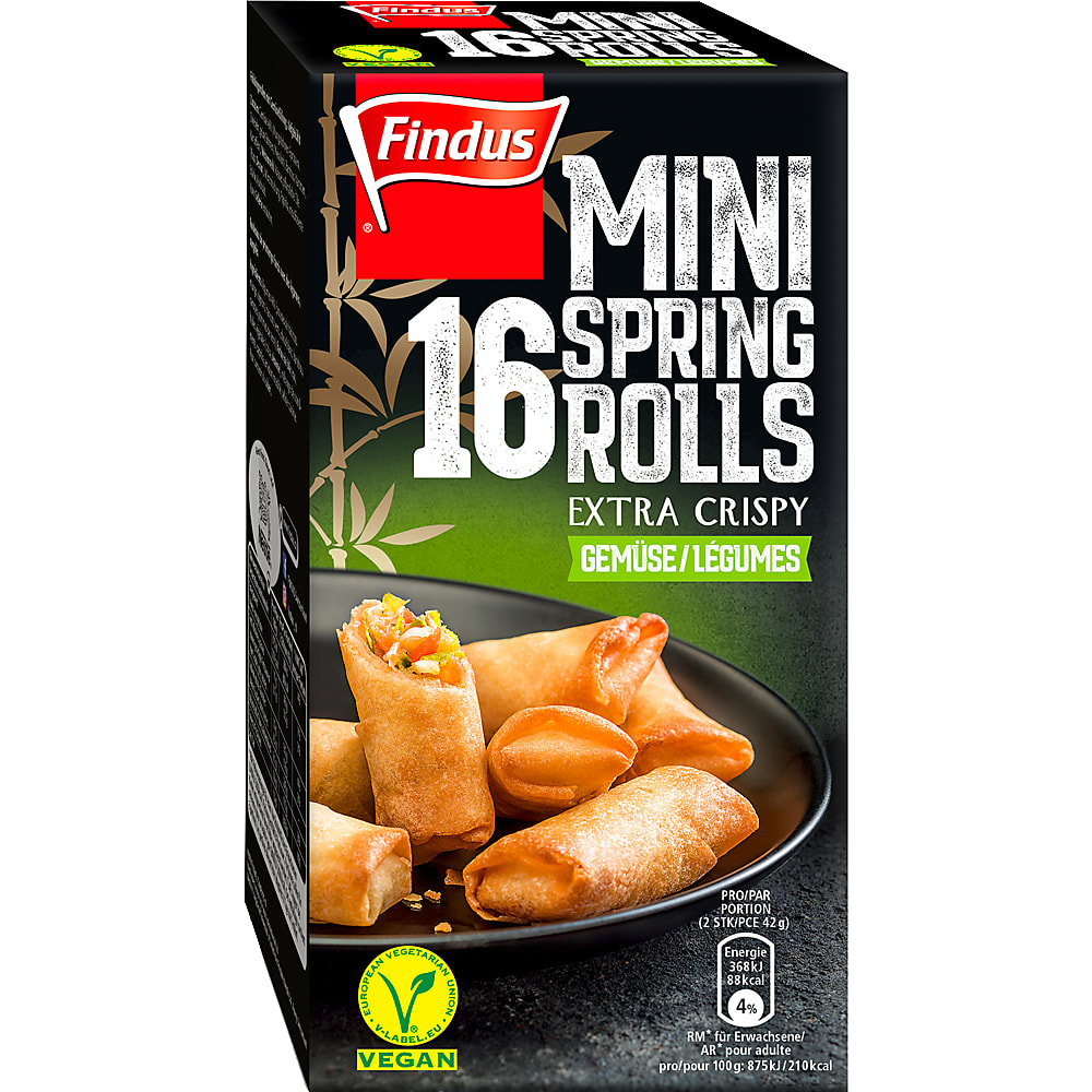 Kaufen Findus · Mini Frühlingsrollen · Gemüse • Migros