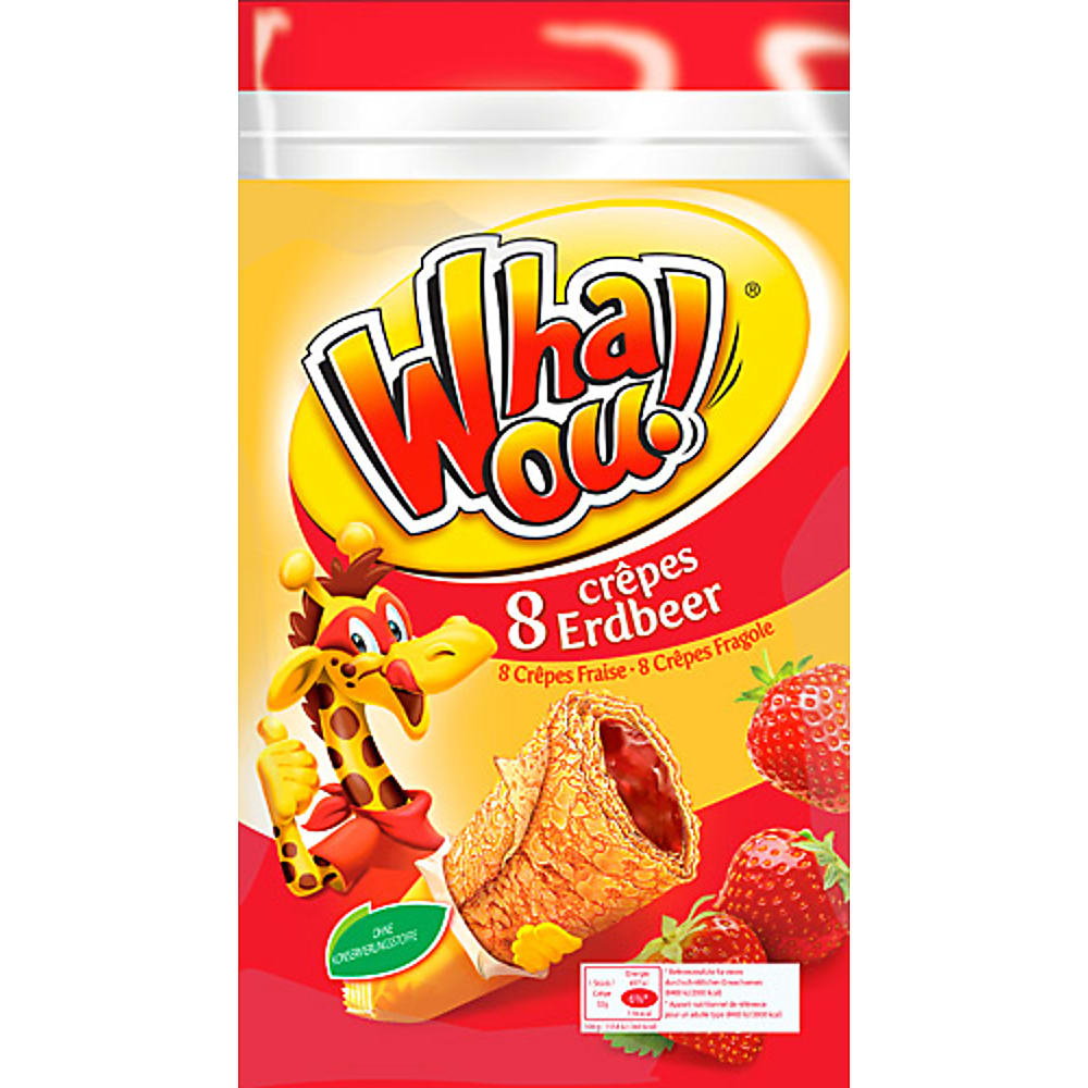 Kaufen Whaou · Crepes mit Erdbeer gefüllte · Erdbeer • Migros