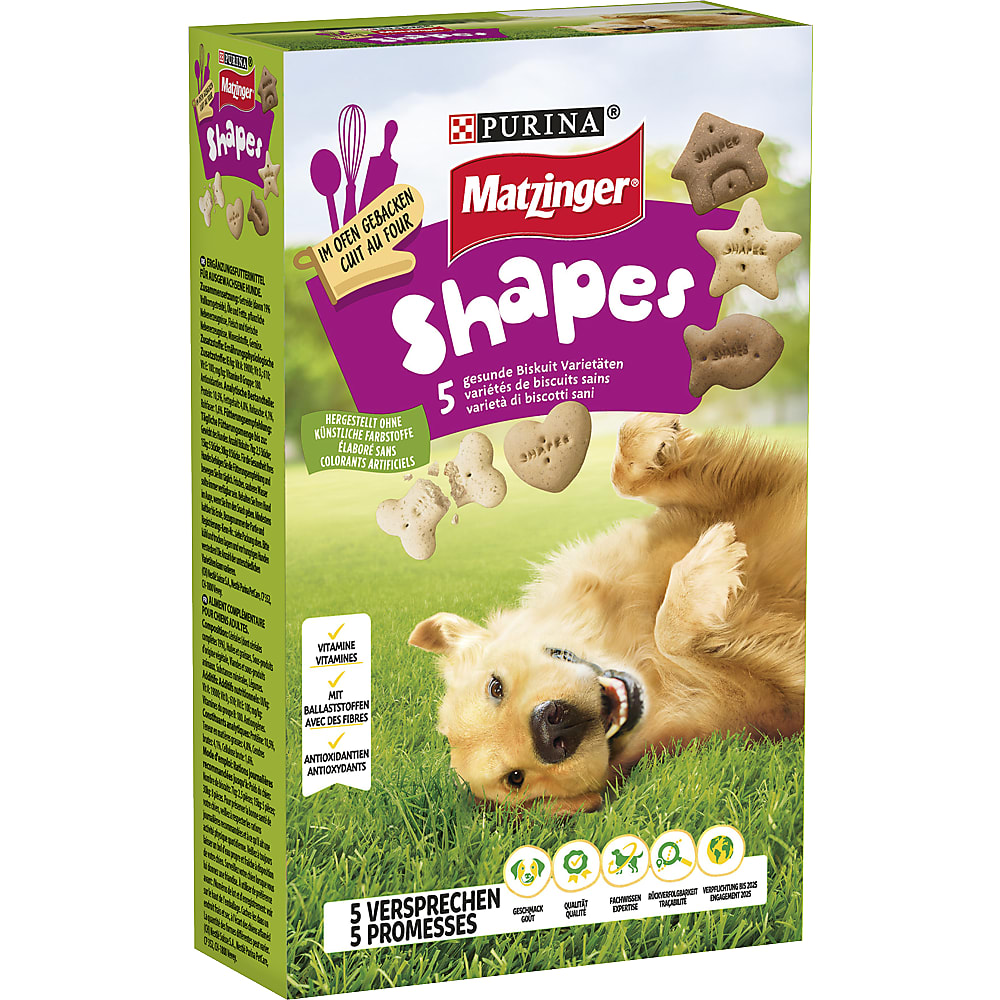 Buy Matzinger Purina · Snacks for dogs · Shapes - 6 tasty biscuits • Migros