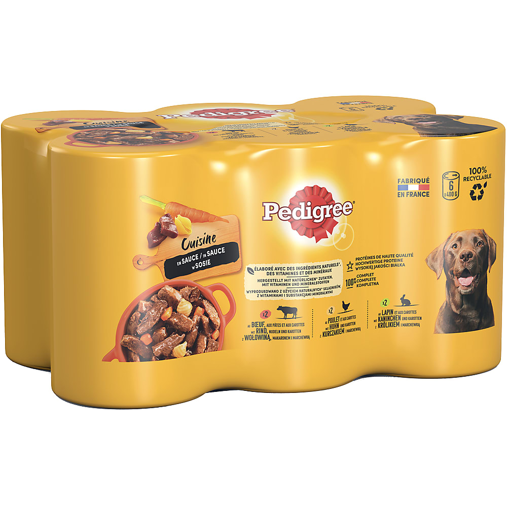 Kaufen Pedigree Les cuisinés en sauce · Hundefutter in Sauce • Migros