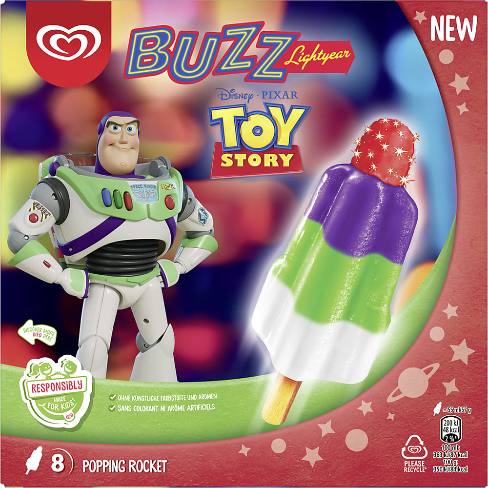 Achat Lusso Toy Story · Glace à l'eau · Buzz Lightyear • Migros
