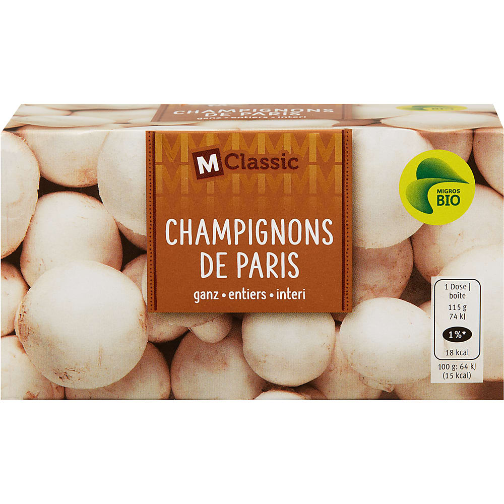 Buy M-Classic · Mushrooms whole · Organic • Migros