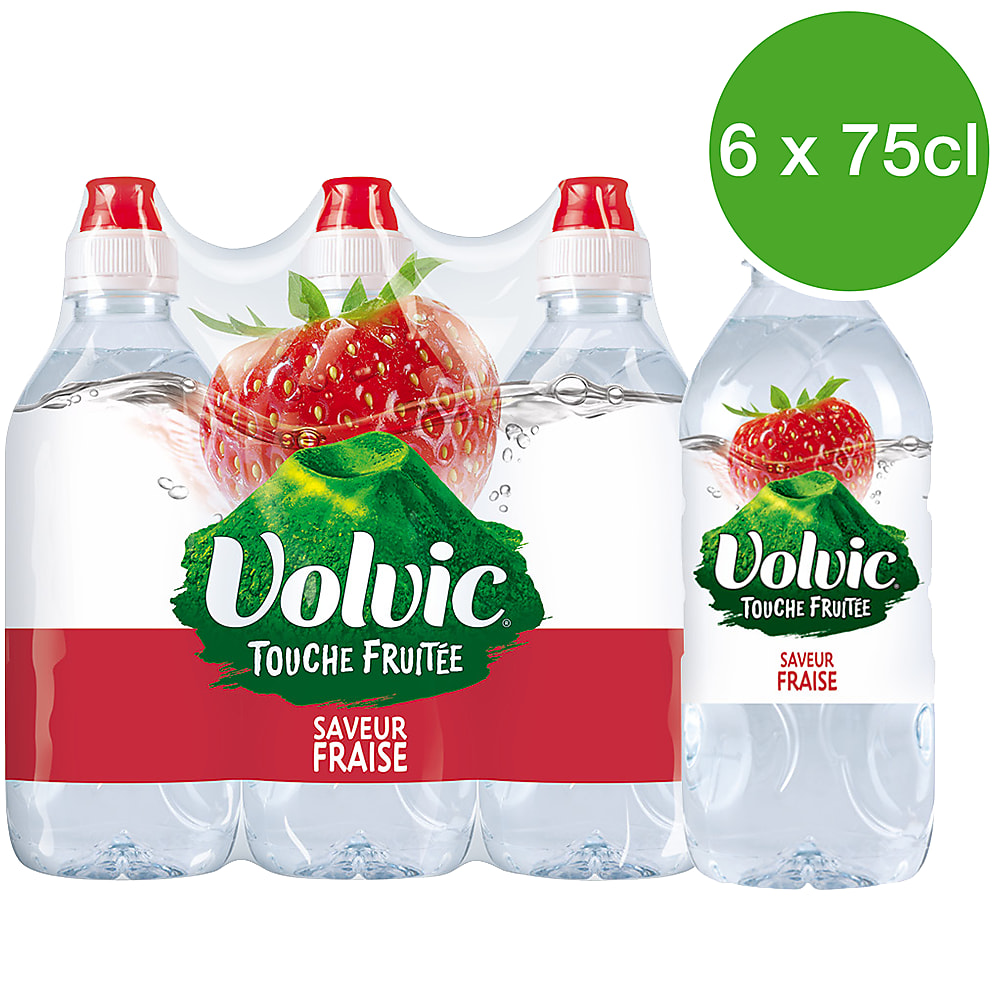Buy Volvic Sportcap · Eau minérale aromatisée · Fraise • Migros