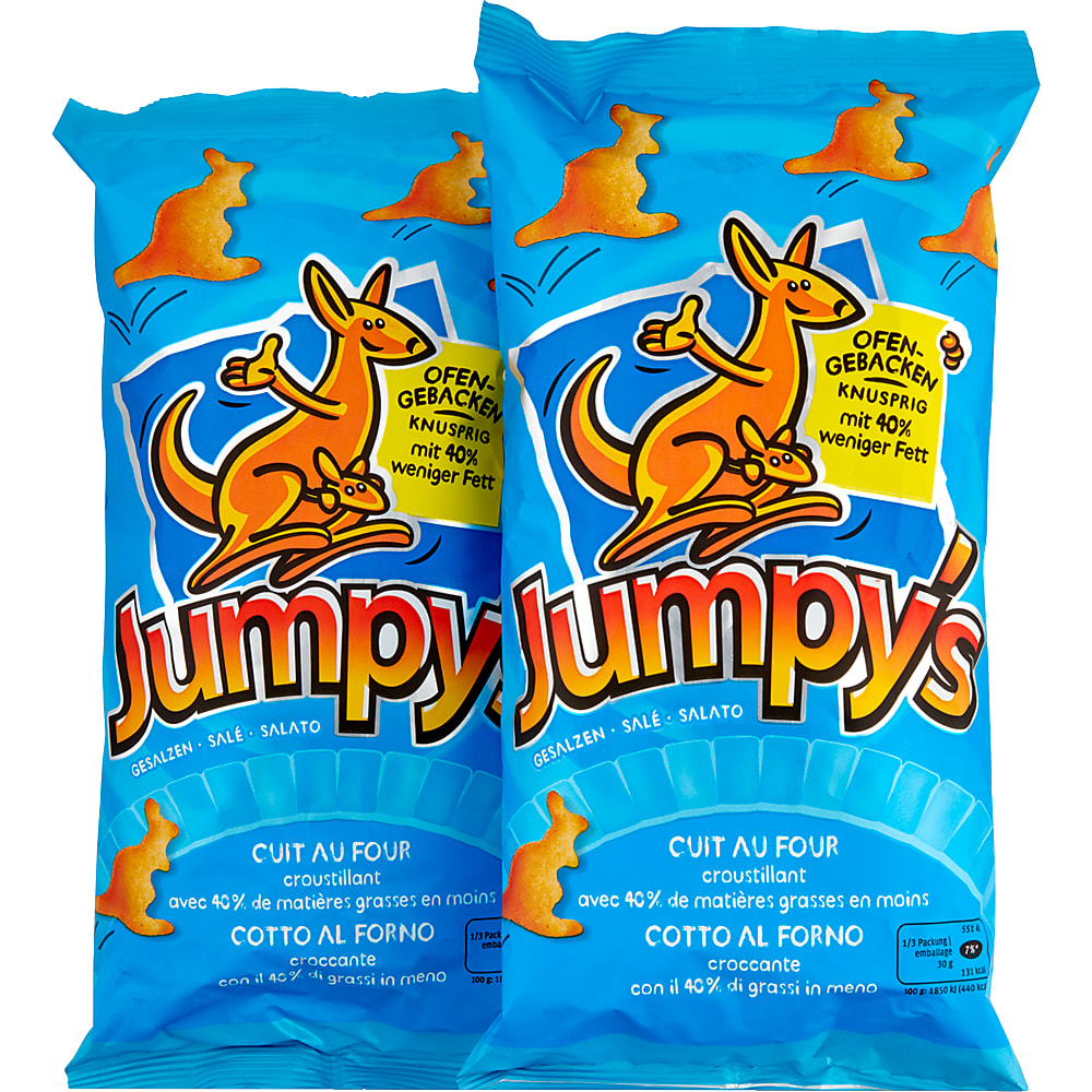 Buy Jumpy's · Potato-based snack · salted • Migros