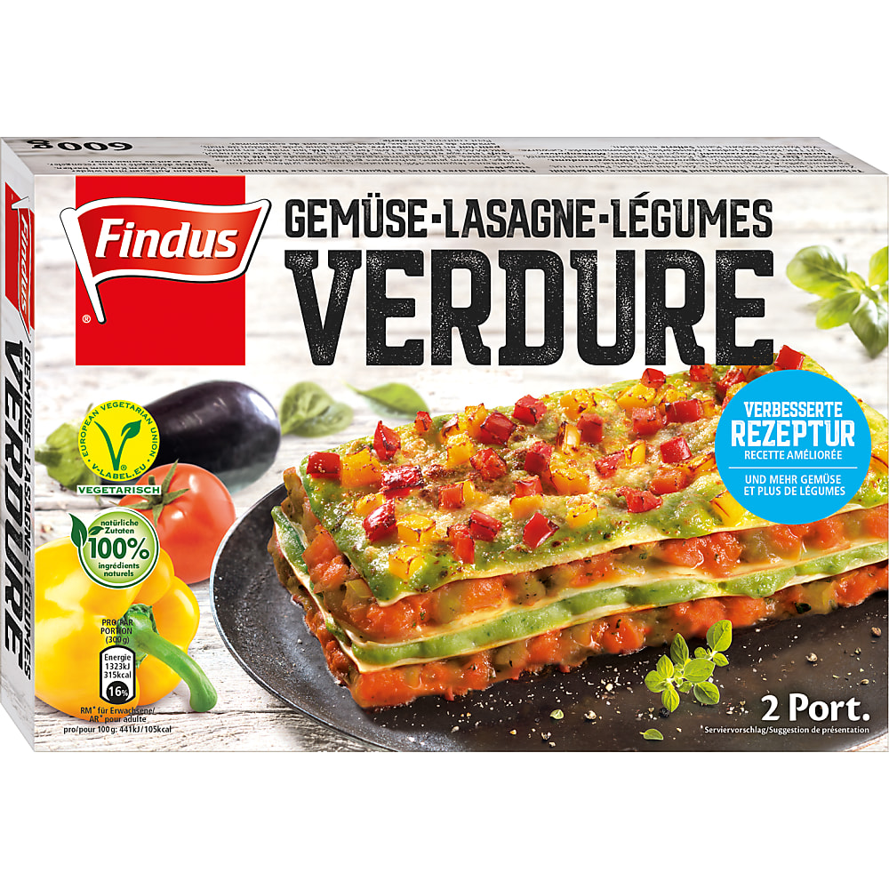 Buy Findus · Lasagne with vegetables • Migros