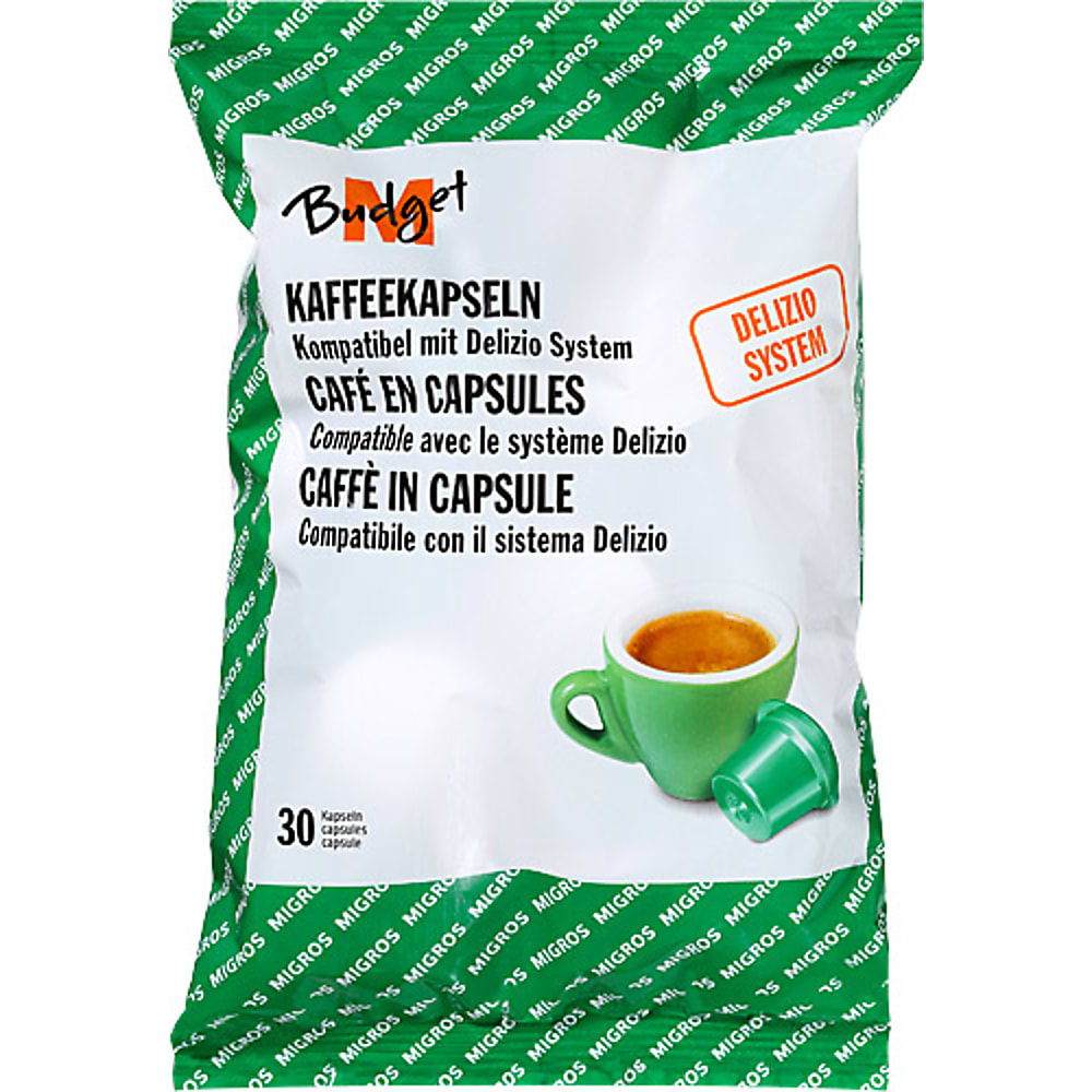 Kaufen M-Budget · Kaffee-Kapseln · Espresso, kompatible System Delizio ...