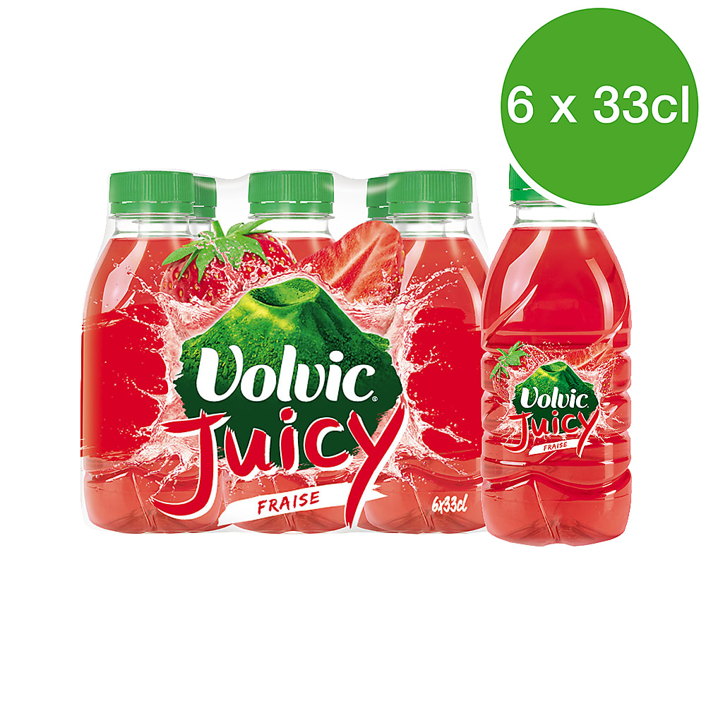 Buy Volvic Juicy · Eau minérale au Jus · Fraise • Migros