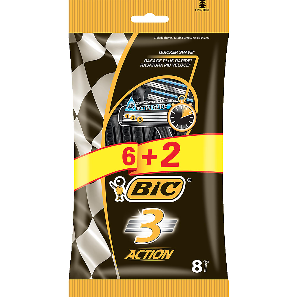 Buy Bic 3 Action · Razor · Aloe Extra Glide • Migros