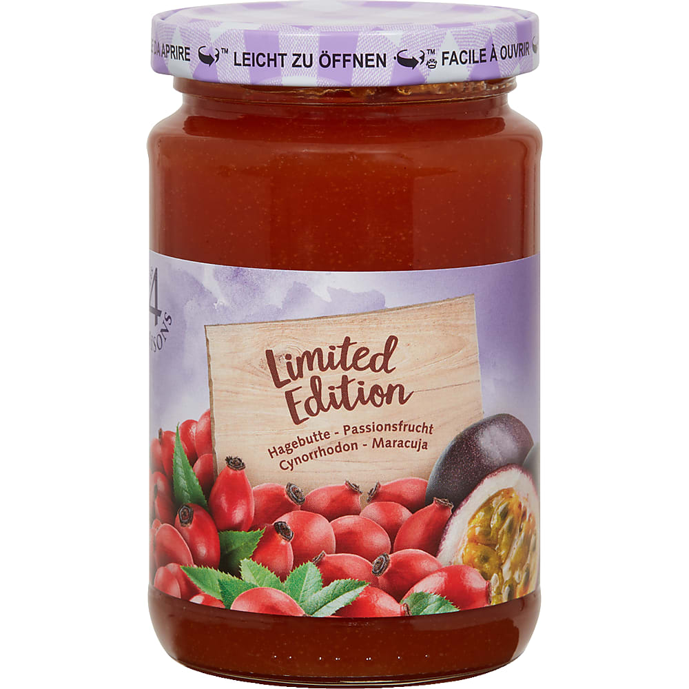 Buy Extra · Jam · rosehip - passion fruit • Migros