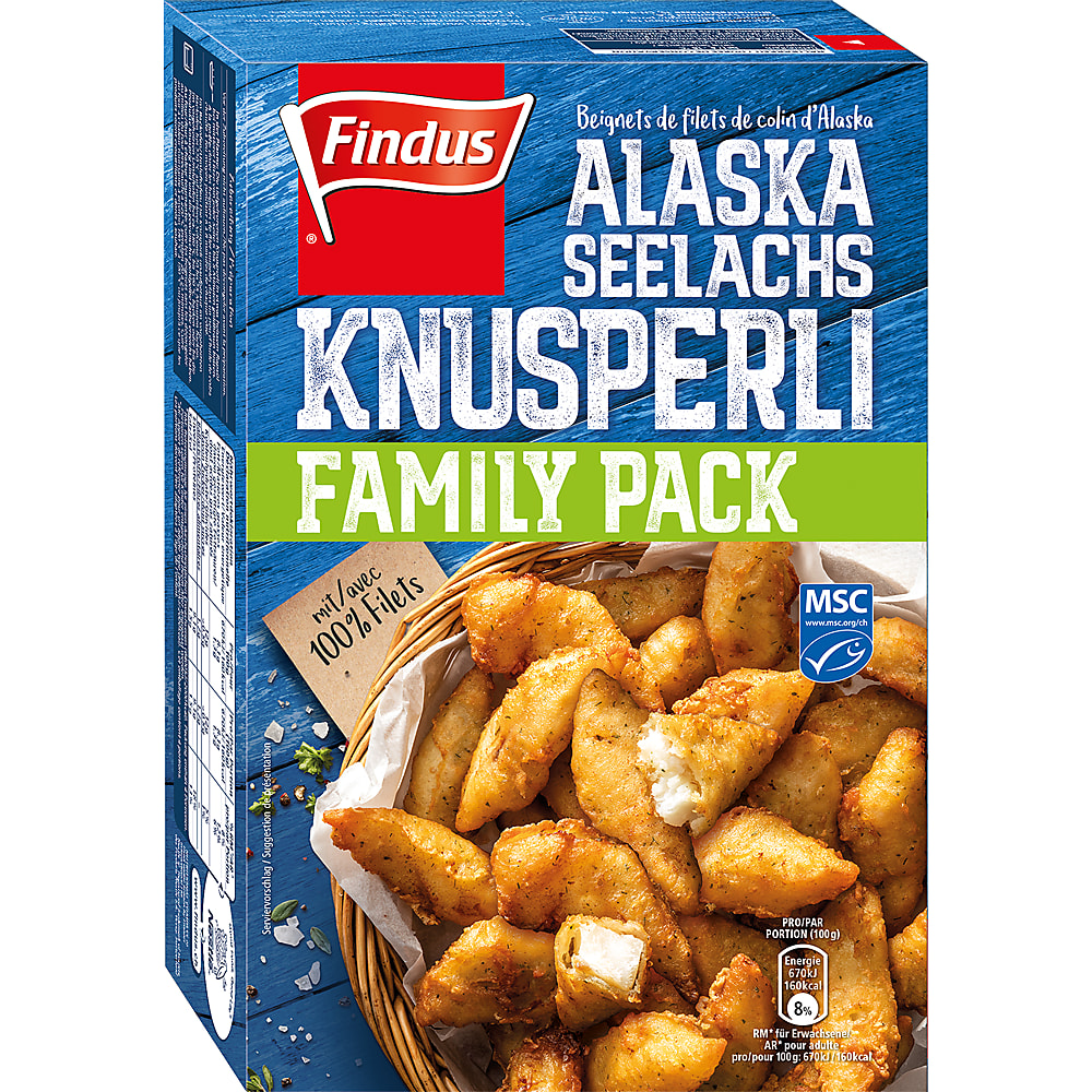 Acquista Findus Family Pack - MSC · Merluzzo dell'Alaska con panatura ...