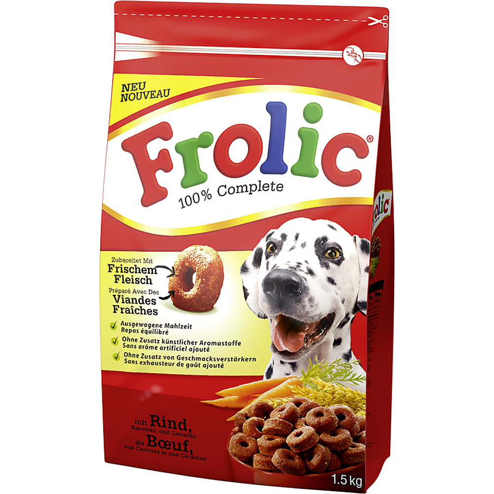 Buy Frolic Complete · Croquettes for adult dogs · Beef • Migros