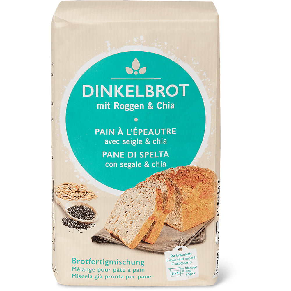 Buy Finished mix spelt bread · with rye & Chia • Migros