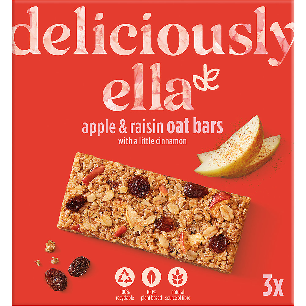 Kaufen Deliciously Ella · Getreideriegel · Apfel, Rosinen & Zimt • Migros