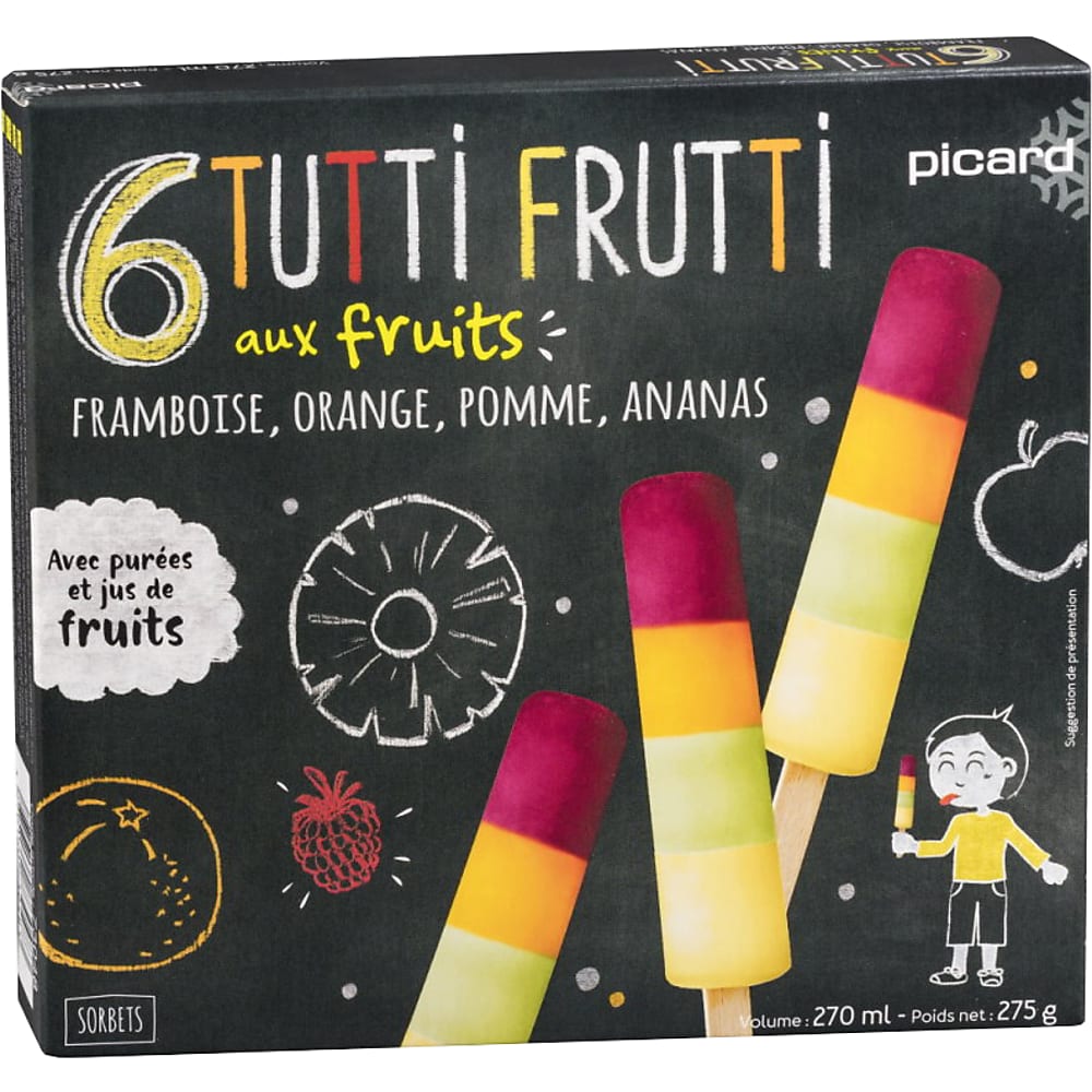 Buy Picard · Glaces bâtonnets · tutti frutti • Migros