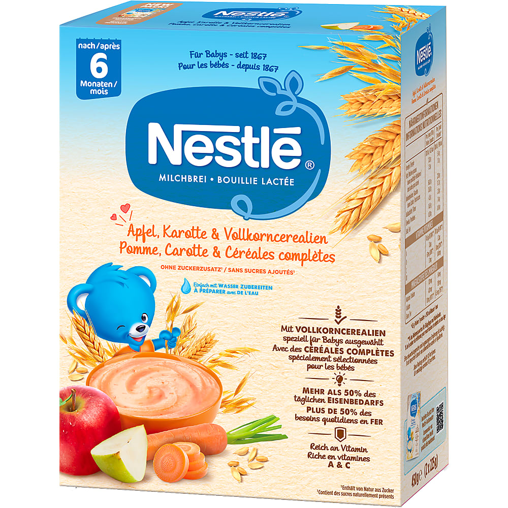 Achat Nestlé Baby Cereals · Bouille lactée · Après 6 mois - Pomme ...