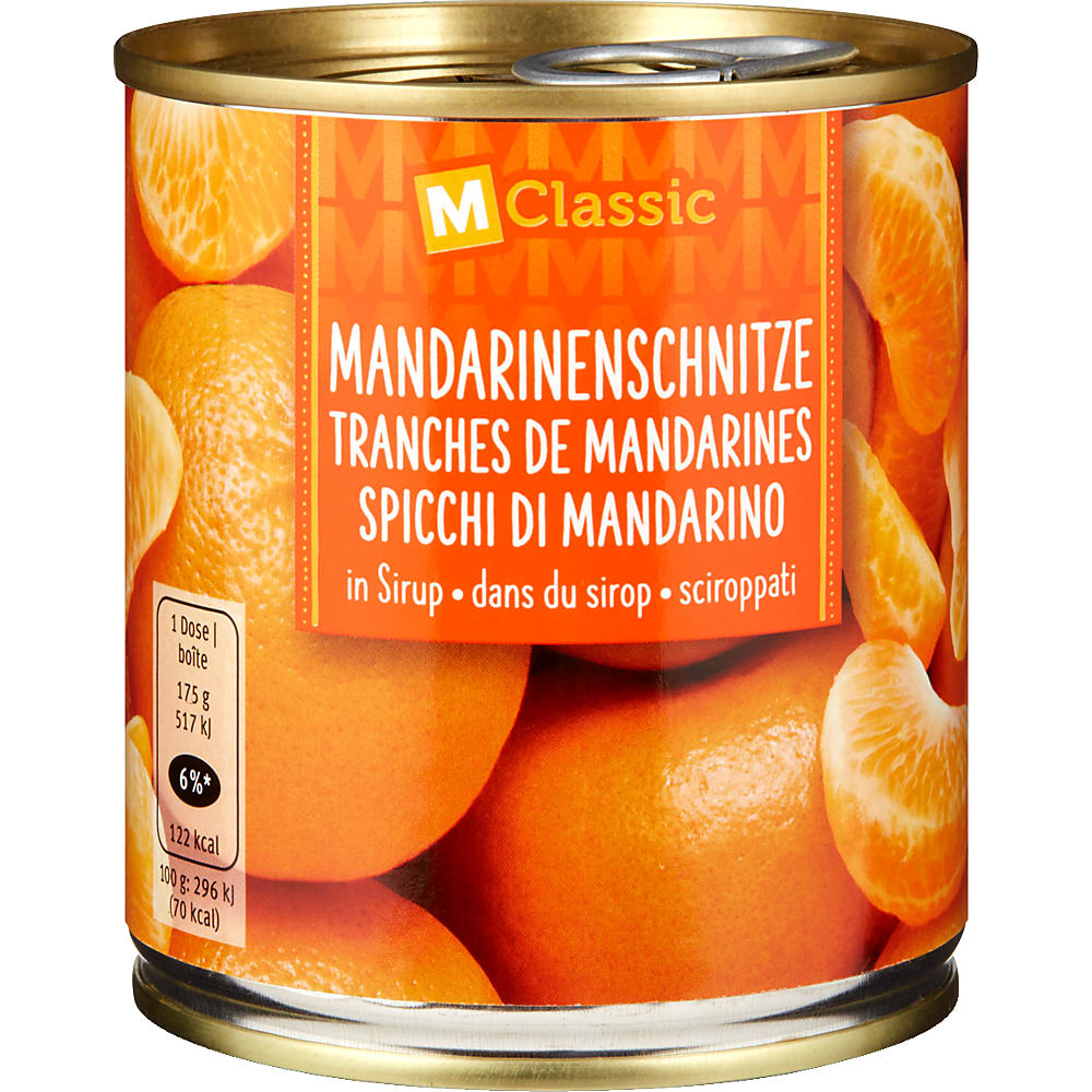Buy M-Classic · Mandarine slices · in syrup • Migros