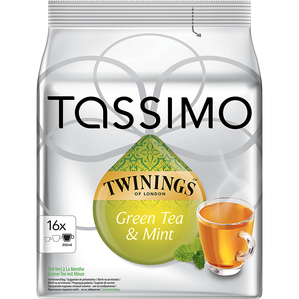 Achat Tassimo Twinings · Capsules de thé · Thé Vert à la Menthe ...