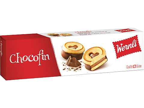 Achat Wernli Chocofin · Sablé fourré d'une crème au chocolat • Migros