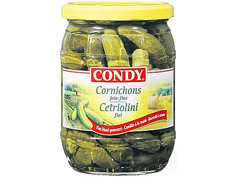 Condy · Cornichons · Fein • Migros