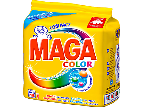Maga Color · Waschmittel Pulver · Powerperls Color • Migros