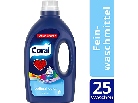 Coral · Lessive liquide · Optimal Color • Migros