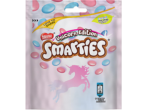 Smarties · Chocolate lentils with sugar coating · Unicorn limited ...