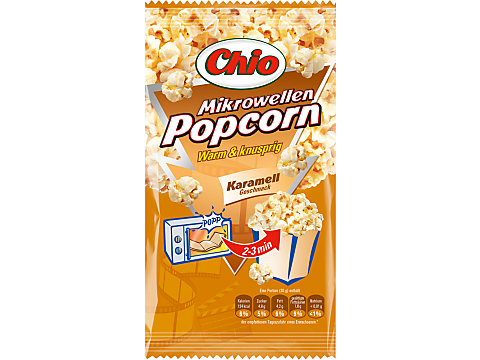 Chio · Mikrowellen Popcorn · Karamell • Migros