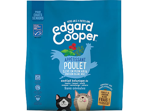 Edgard & Cooper · dry food for cats · chicken and MSC- fresh white fish ...