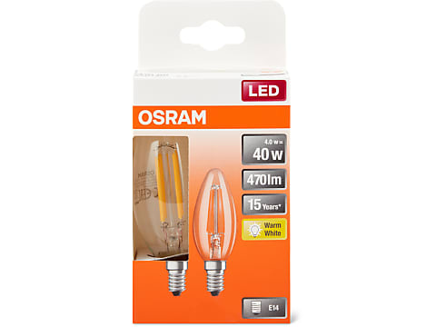 Osram Led · Light bulb · CLA B40 E14 DUO • Migros