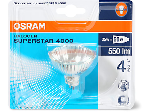Osram Halogen · Light bulb · WFL 35W GU5.3 • Migros Online