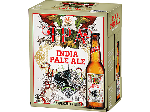 Appenzeller Bier Indian Pale Ale · Bio amber beer · India Pale Ale • Migros