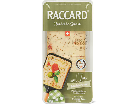 Raccard Special Edition · Raclette · Méditerranée - 6 slices • Migros