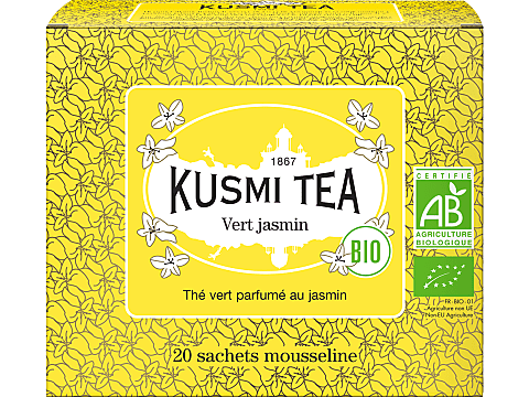 Kusmi Tea Vert Jasmin · Organic Green Tea · scented with jasmine • Migros