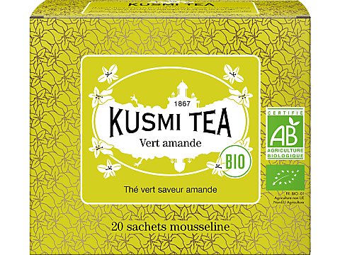 Kusmi Tea · organic green tea · almond flavour • Migros