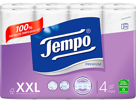 Tempo Premium · Toilet paper · 4 layers • Migros
