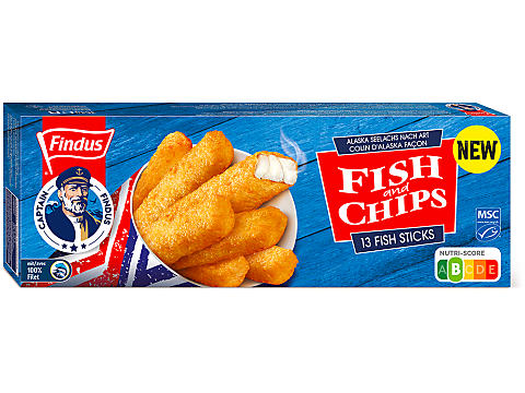 Findus MSC · Sticks de poisson panés · Fish & Chips • Migros Online