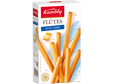 Kambly · Crispy Flutes · Salt • Migros Online