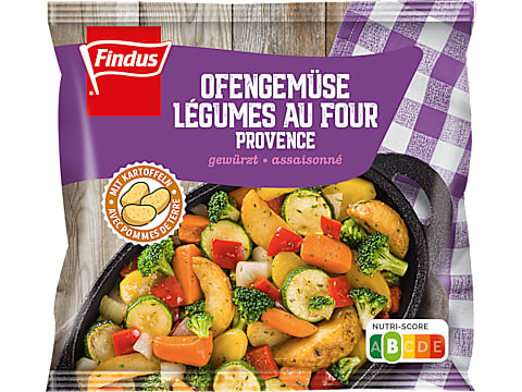 Findus · Légumes au four · Provence • Migros Online